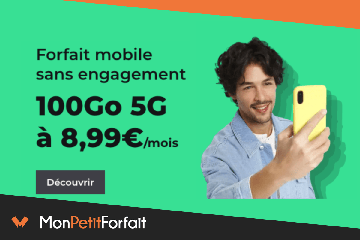 Forfait 100 Go : duel entre RED by SFR et B&You pour 8,99€/mois