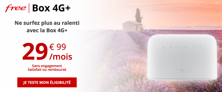 Box 4G : comparer les meilleurs abonnements internet 4G box
