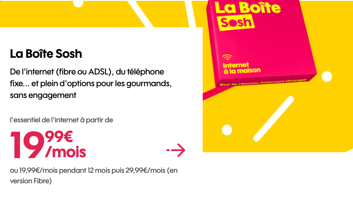 Les meilleures box internet fibre optique sont dans le récap de la semaine