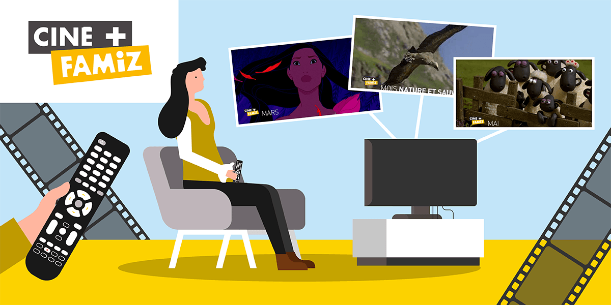 Numéro de la chaîne TV Ciné+ Famiz avec les box internet