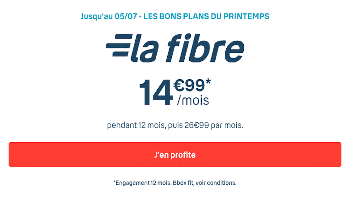 Bon plan Bouygues : un box à 14,99€ et un forfait 50 Go à 9,99€