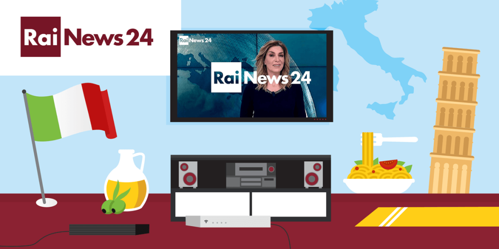 Chaîne TV Rai News 24 : canal pour y accéder sur sa box internet