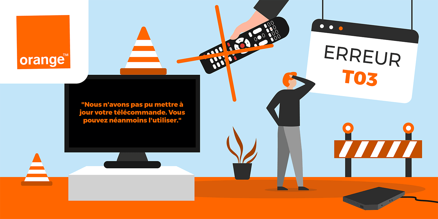 Code erreur T03 sur la TV Orange : comment le résoudre