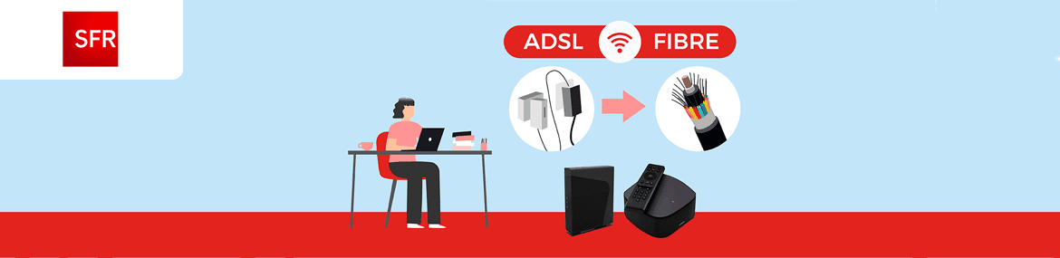 Comment passer d'une box internet ADSL à la Fibre de SFR