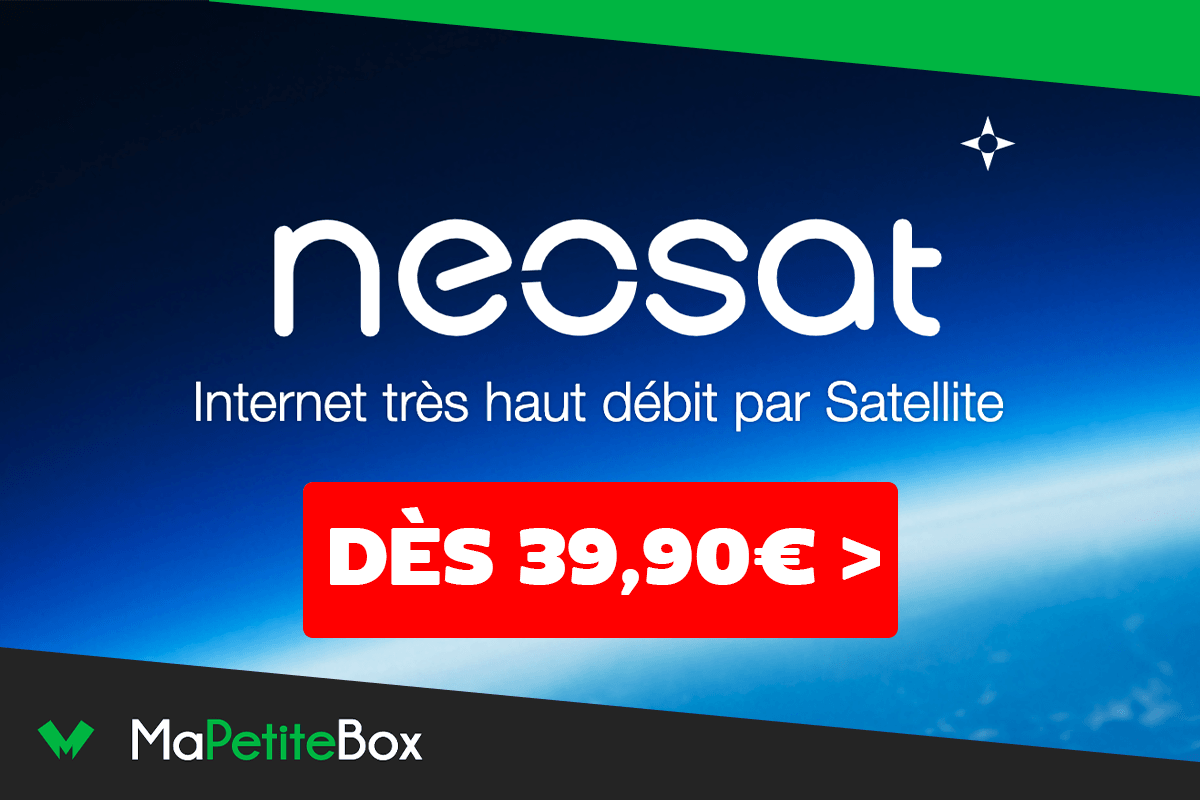 Box internet par satellite en promotion à 39,90€ par mois