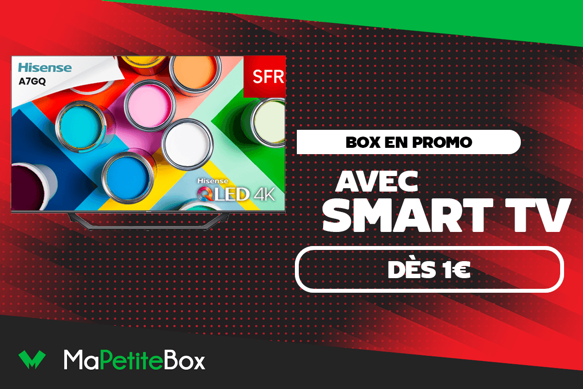 Des promotions box internet + Smart TV à prix cassé chez SFR