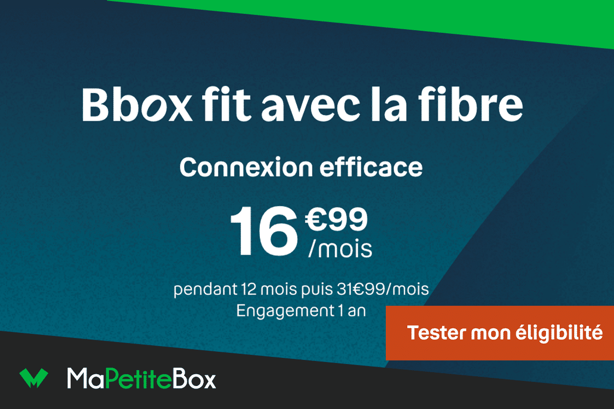 La box internet la moins chère ? C'est la Bbox fit à 16,99€/mois