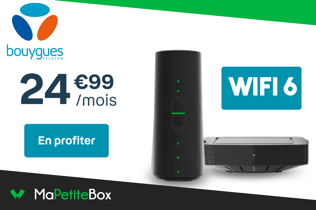 Les box internet WiFi 6 les moins chères en vente dès 24,99€/mois