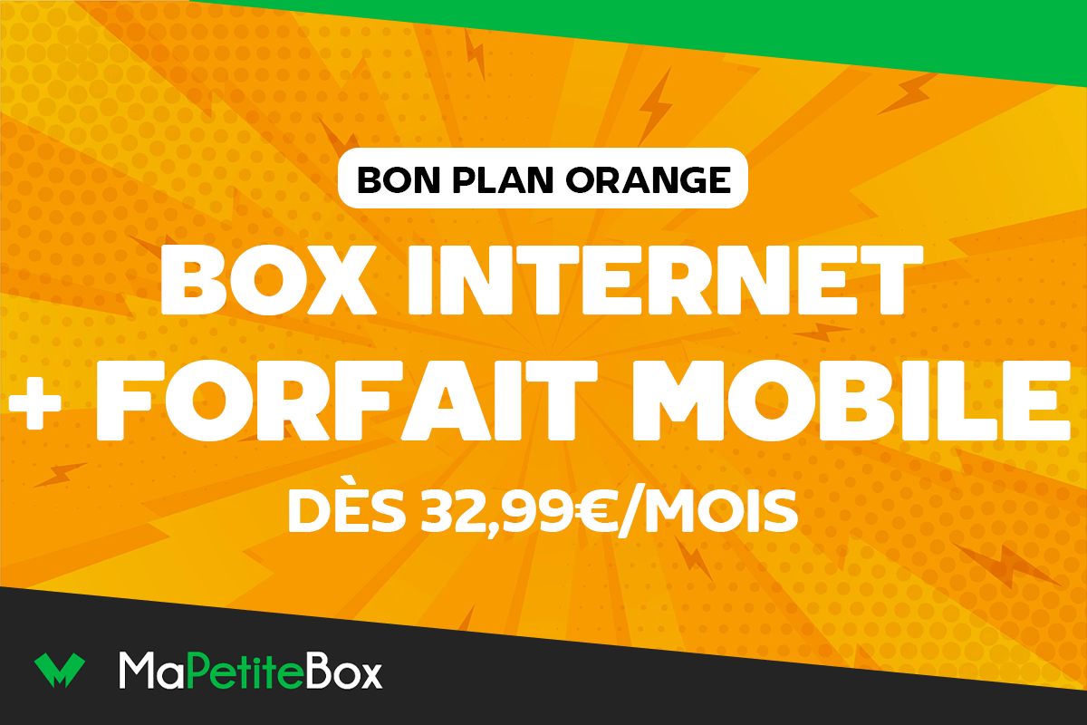 Le Pack Orange inclut une box internet + forfait mobile à 33€