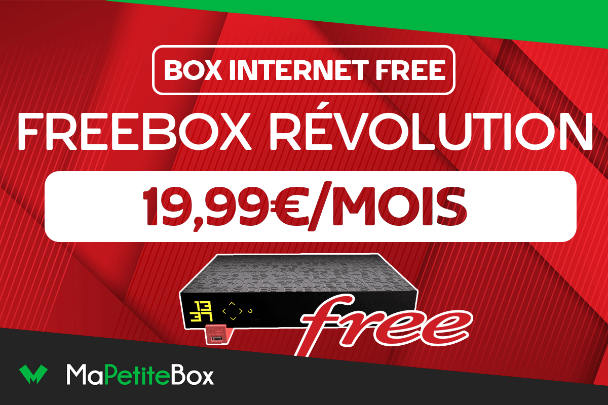Box internet Freebox Révolution et son Internet en haut débit