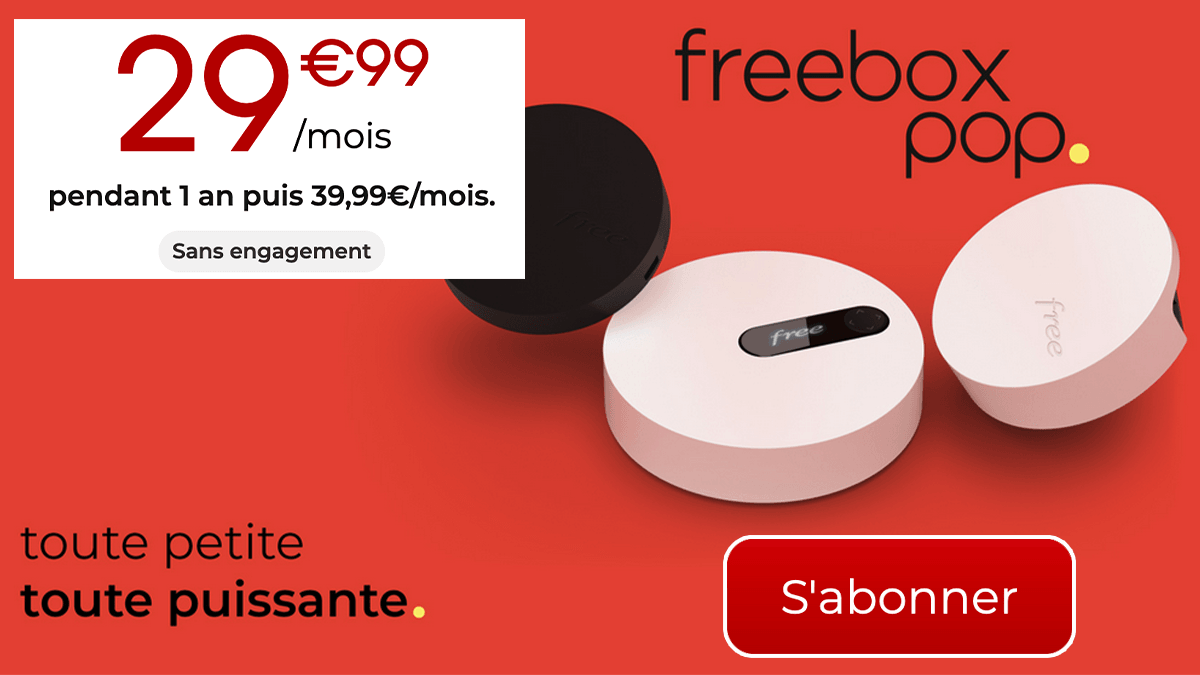 Freebox Pop : la meilleure box fibre optique de l'opérateur Free