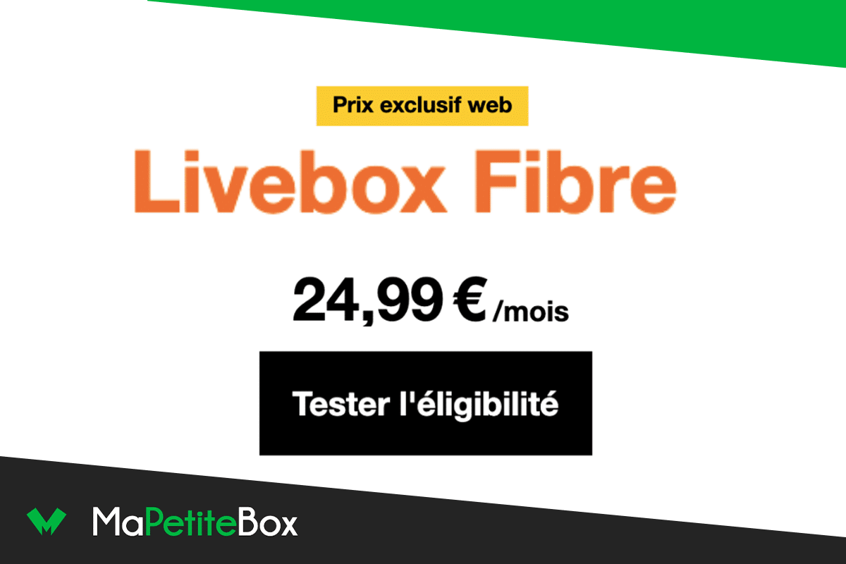 Box internet en promo : offres fibre chez Orange à partir de 24,99€