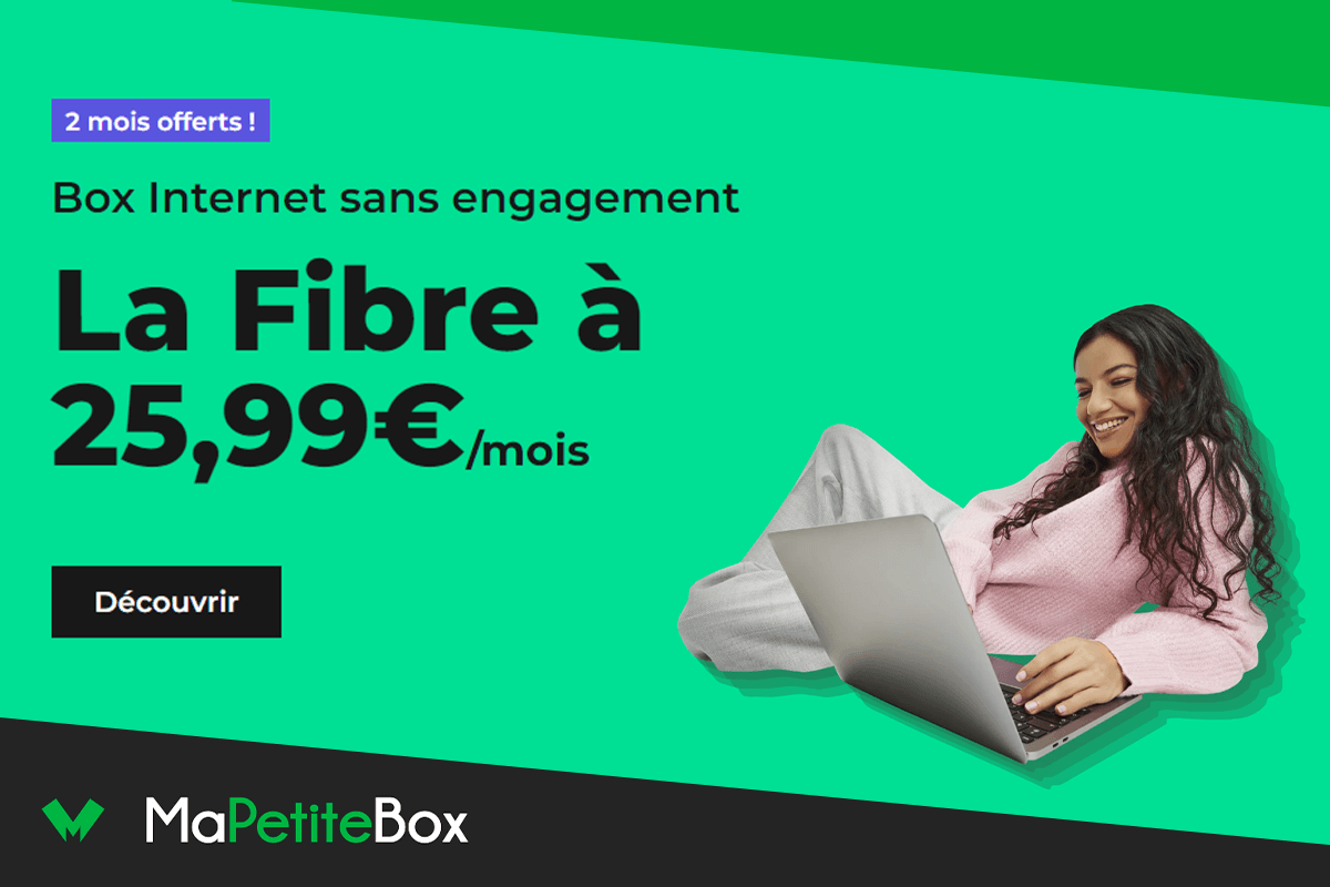 Les box internet en promo dès 25,99€/mois avec la fibre optique SFR