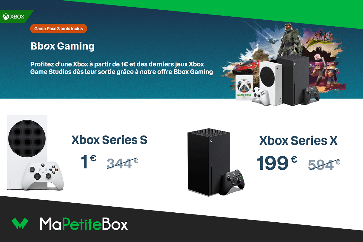 Jusqu'à 395€ d'économies sur votre Xbox Series avec les offres internet ...