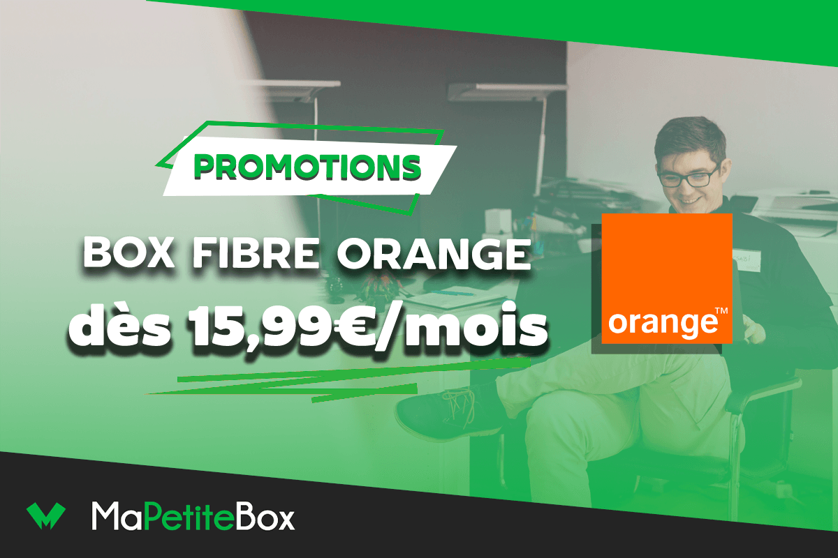 La fibre optique Orange pas cher, dès 15,99€/mois avec ces box internet
