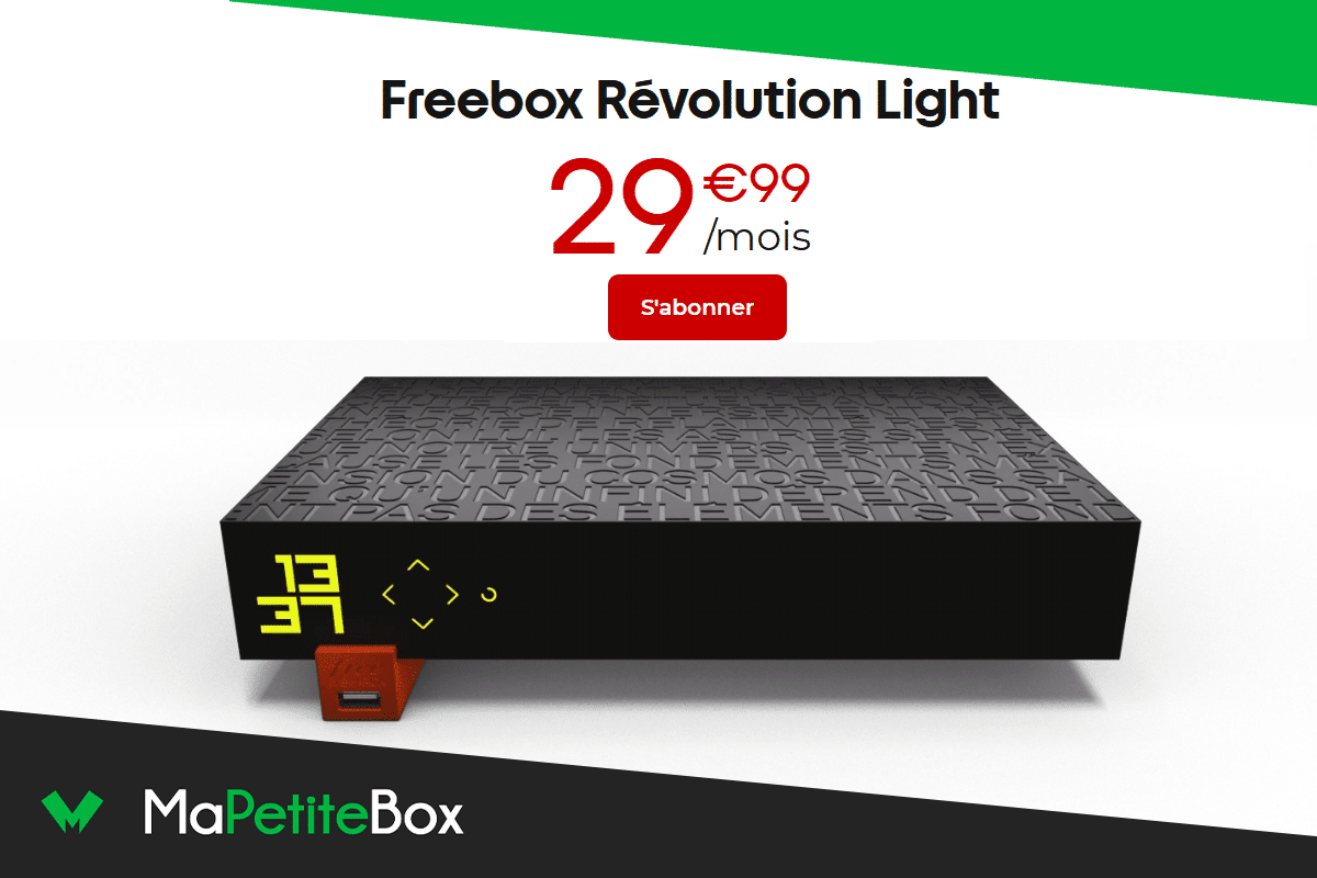 Bon plan : deux box internet avec fibre optique Freebox Révolution et Livebox
