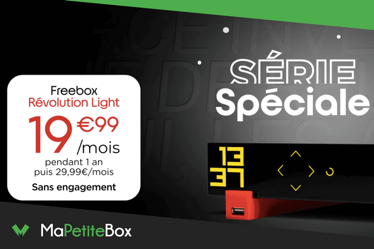 Box internet en promo : la Freebox Révolution Light est à moins de 20€