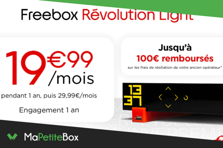 Freebox Révolution Light : focus sur la box internet à 19,99€/mois