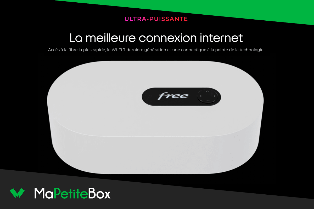 La box internet avec TV Freebox Ultra offre Netflix, Prime Video et ...