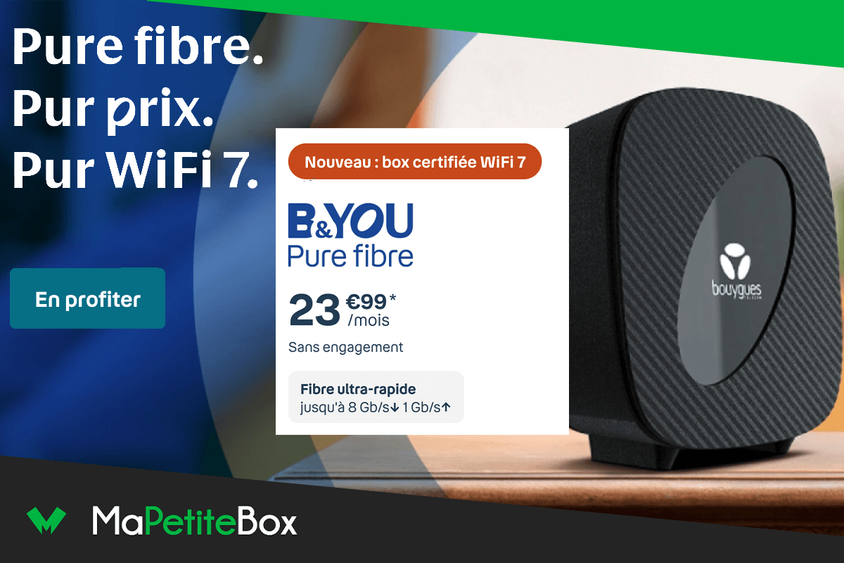 Innovation gratuite chez B&YOU : la box internet Pure Fibre maintenant ...