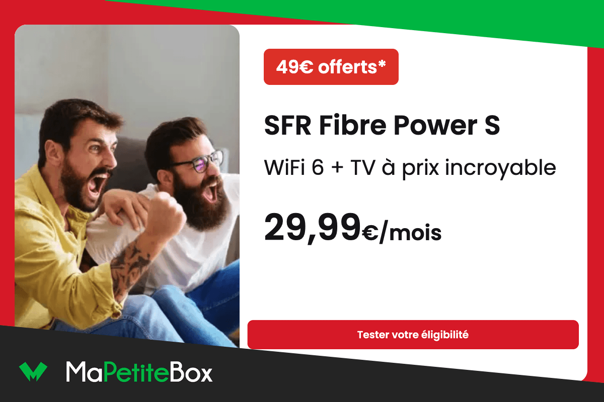 SFR lâche une bombe avec sa nouvelle box internet Fibre Power S, à ...