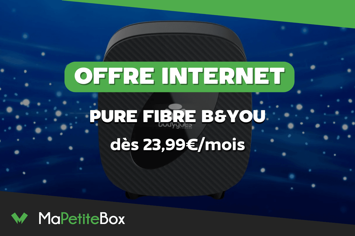 Offre internet Pure Fibre : elle est encore disponible à 23,99€/mois