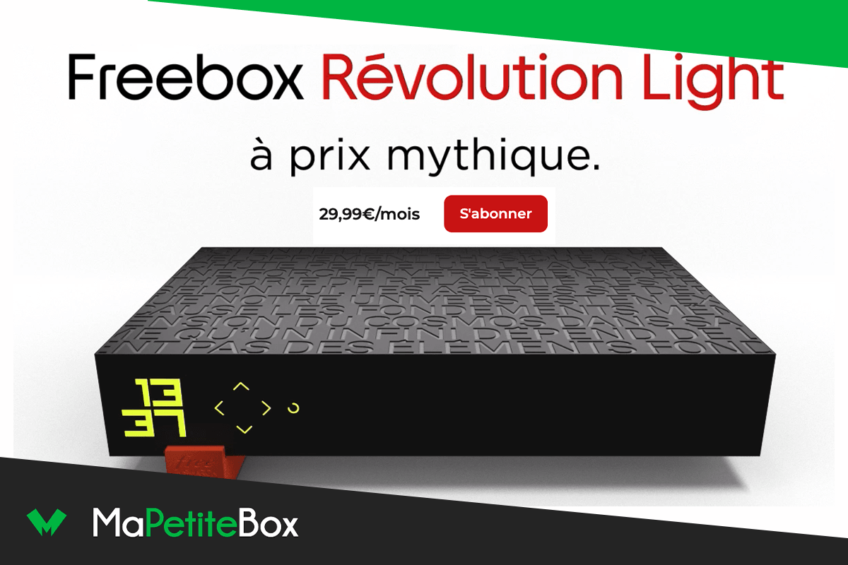 Box internet avec TV : la mythique Freebox Révolution est toujours là