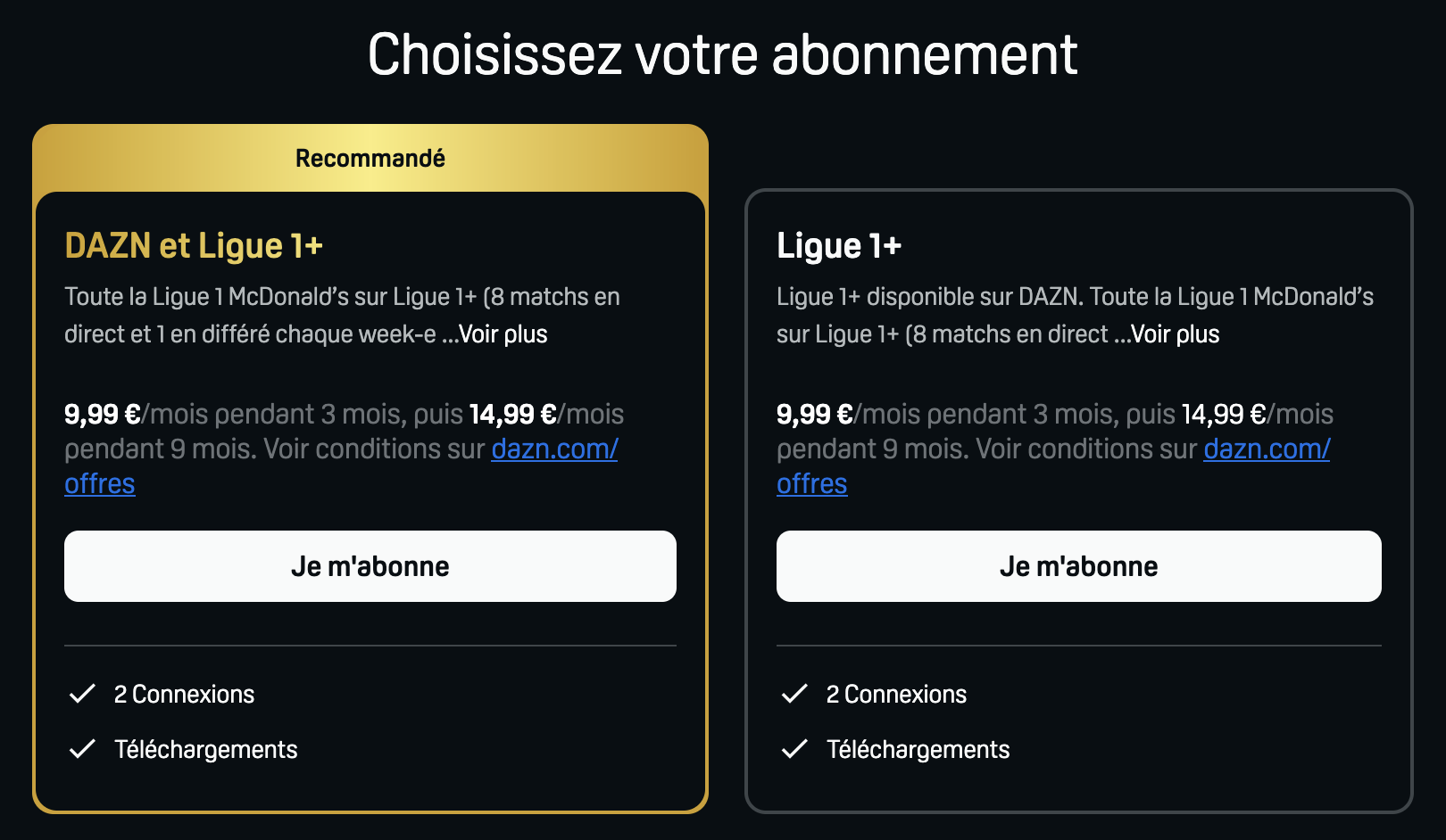 Ligue 1 avec DAZN : abonnements, prix et sur quelle chaîne