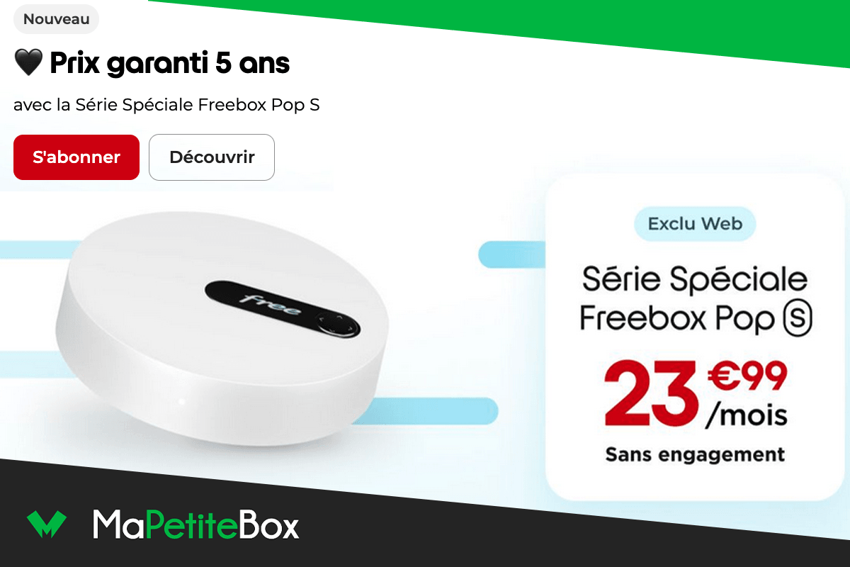 Petite, puissante, pas chère, avec FOS offerts : voici la box internet Freebox Pop S