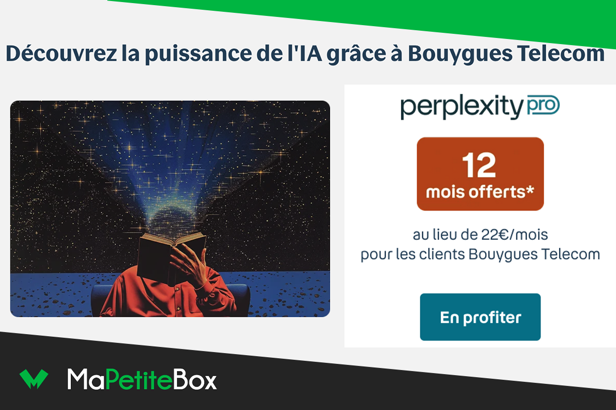 La box internet Pure Fibre disponible avec Perplexity Pro offert