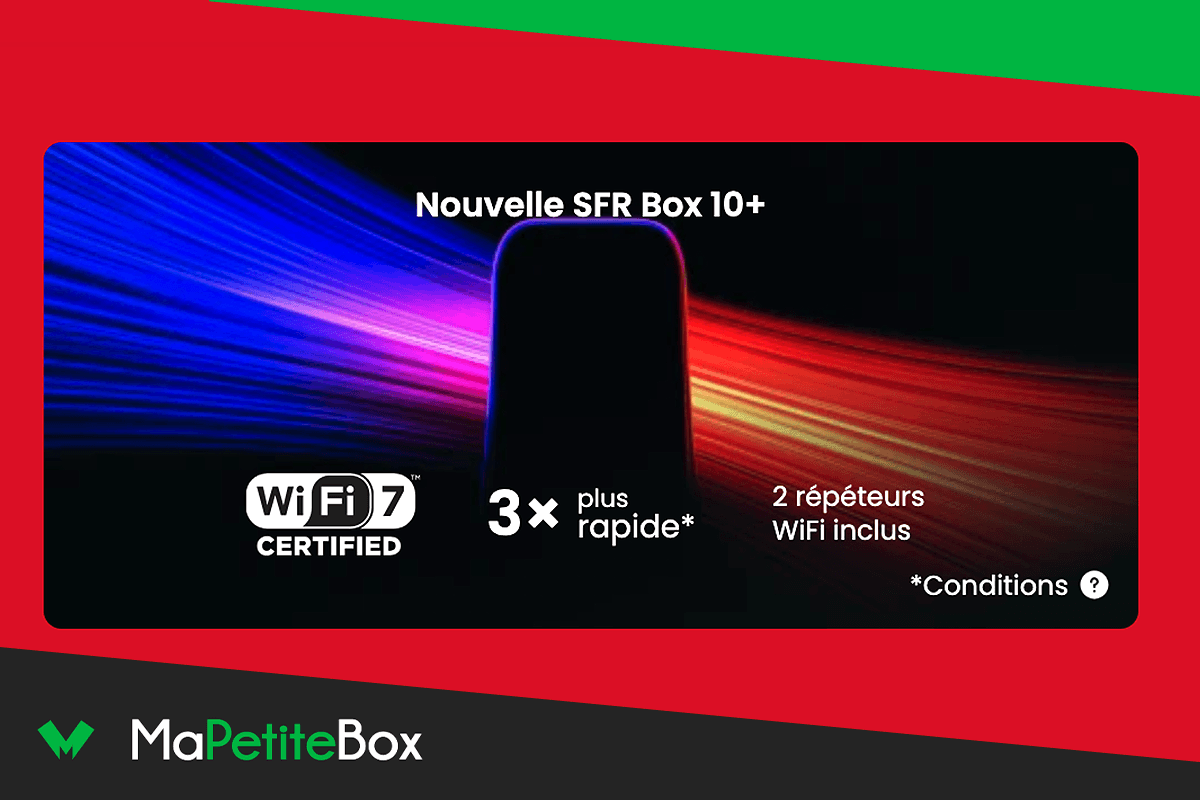 La nouvelle box 10+ SFR : une offre internet ultra-performante