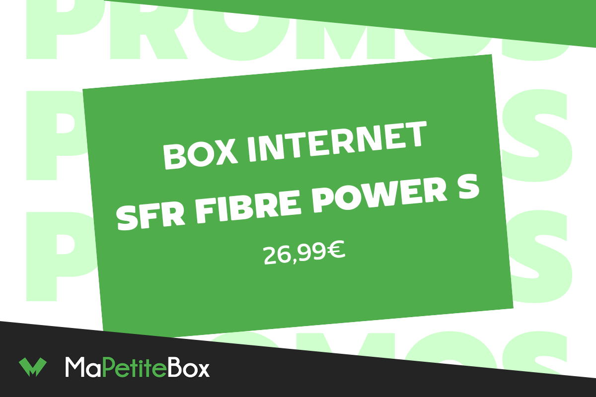 Box internet Wi-Fi 6 : SFR Fibre Power S à 26,99€ pour la rentrée