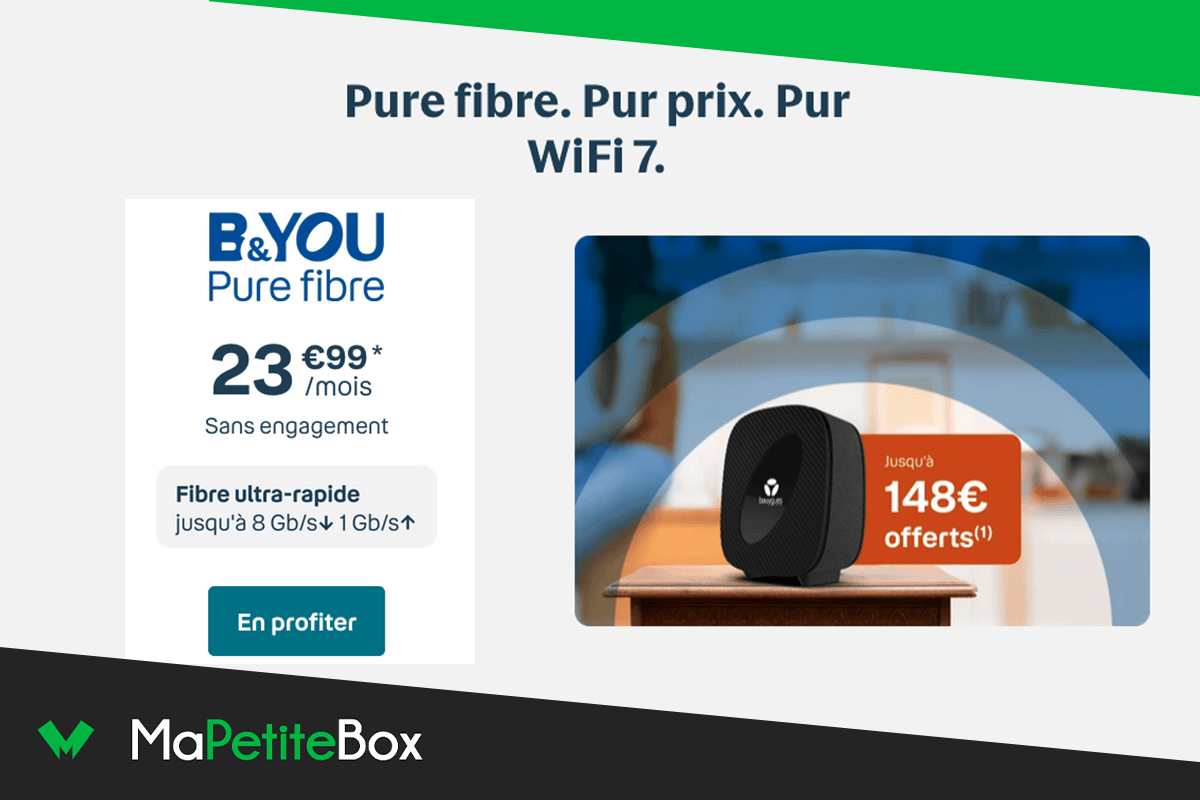 Pure Fibre, pur prix, pur WiFi 7 : cette box internet pas chère rafle tous les atouts