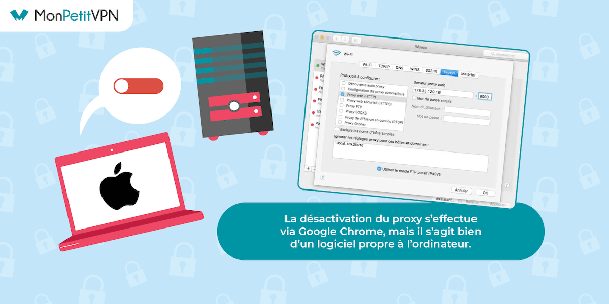 Comment désactiver le proxy sur le navigateur Google Chrome