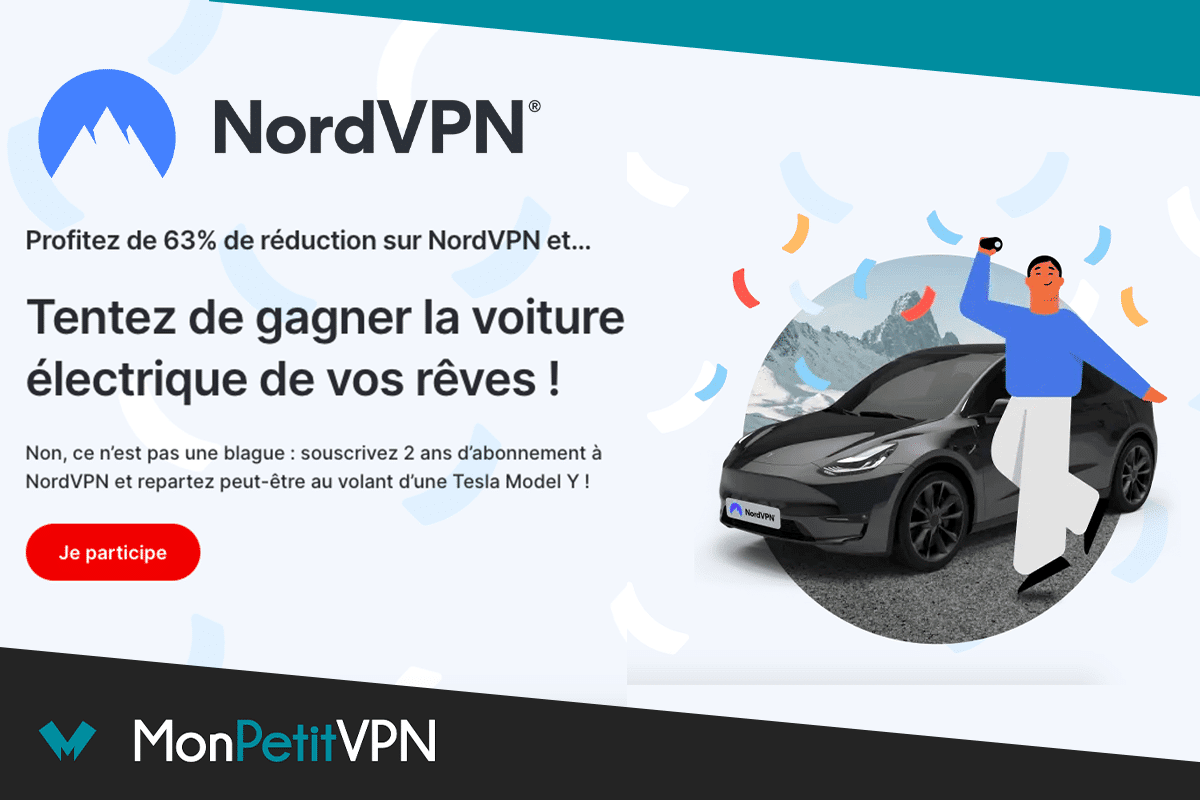 Une voiture électrique à gagner avec l'abonnement NordVPN