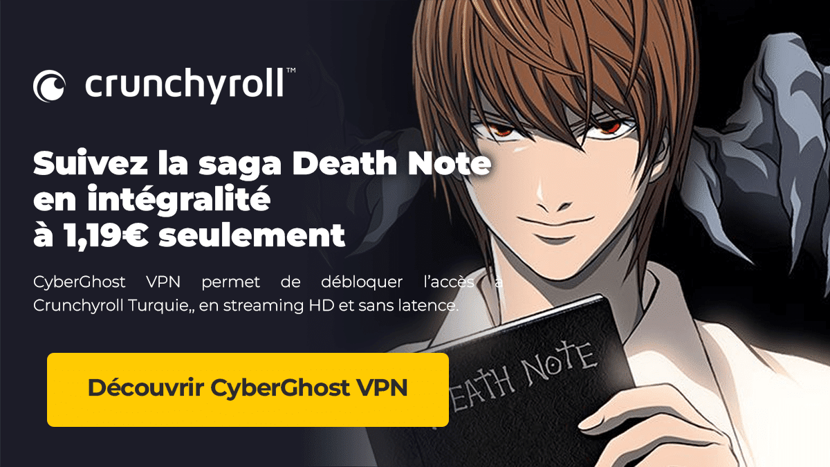 Regarder Death Note en France et payer moins cher