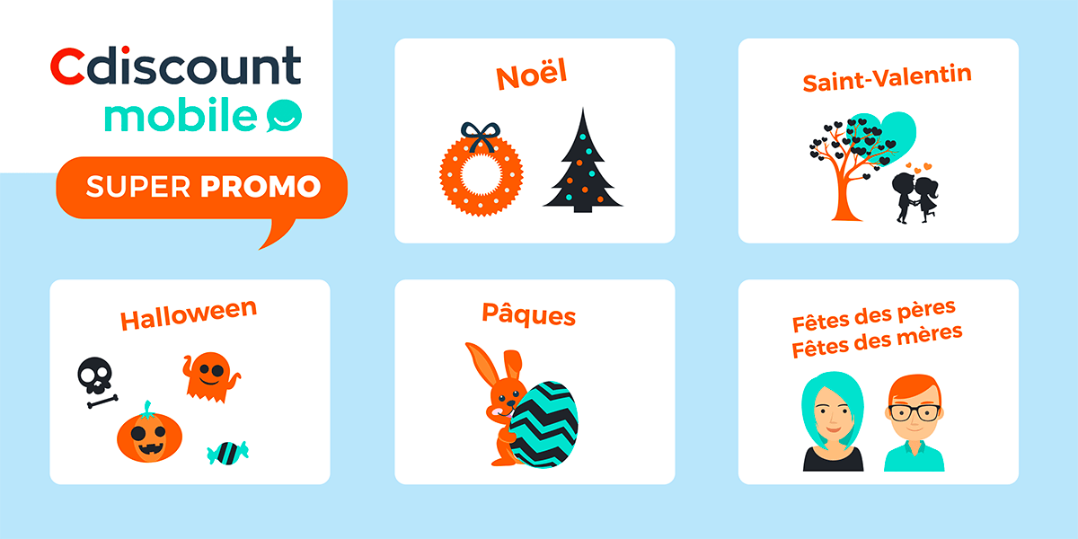 Les codes promo et les réductions sur les forfaits Cdiscount Mobile