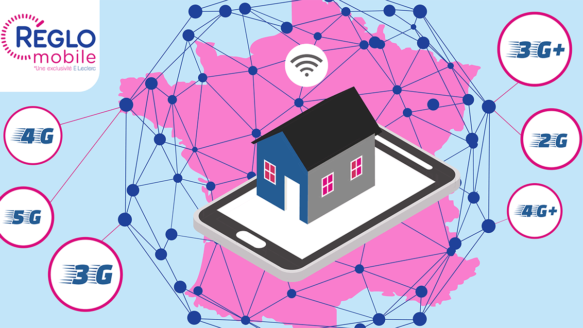 Couverture réseau Réglo Mobile : l'état de la 2G, 3G, 4G et 5G de Leclerc