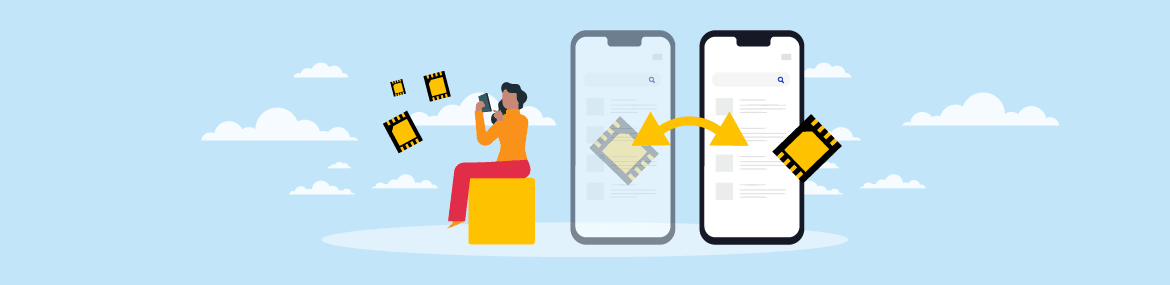 Comment transférer un forfait eSIM vers un autre téléphone