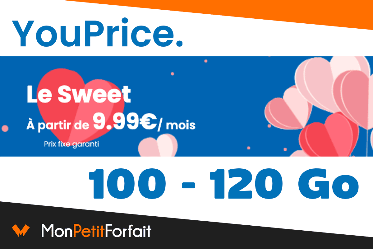 Le forfait 100 Go à 9,99€ de YouPrice vis ses derniers instants