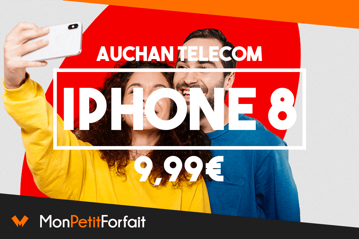 iPhone 8 pas cher : le mobile à moins de 10€ avec Auchan