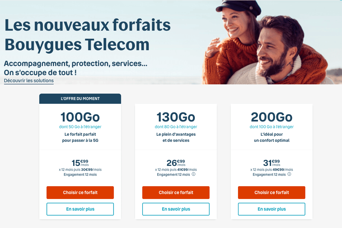 Bouygues Telecom a gagné 449 000 clients mobile en 2022