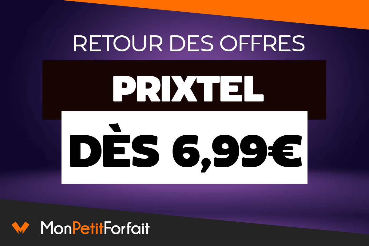 Forfait pas cher : les nouvelles offres de Prixtel au rabais dès 6,99€