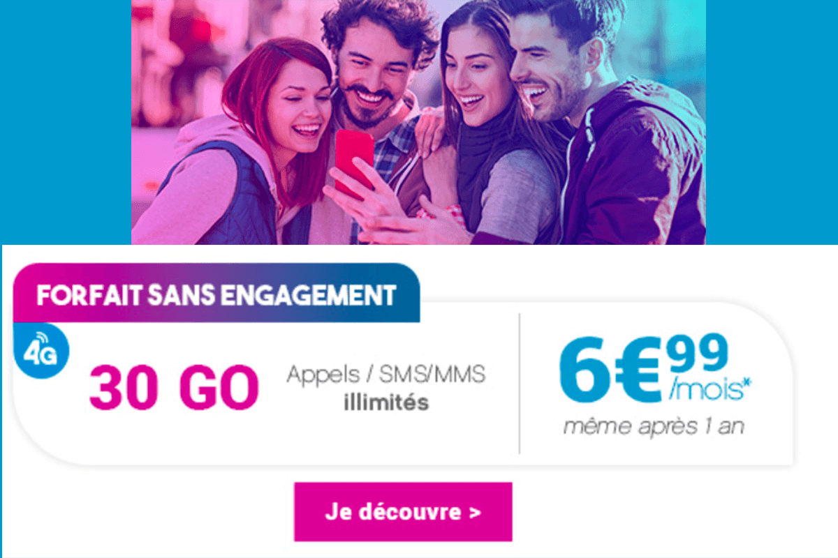 Enfin un forfait pas cher avec 30 Go : Coriolis Telecom à 6,99€