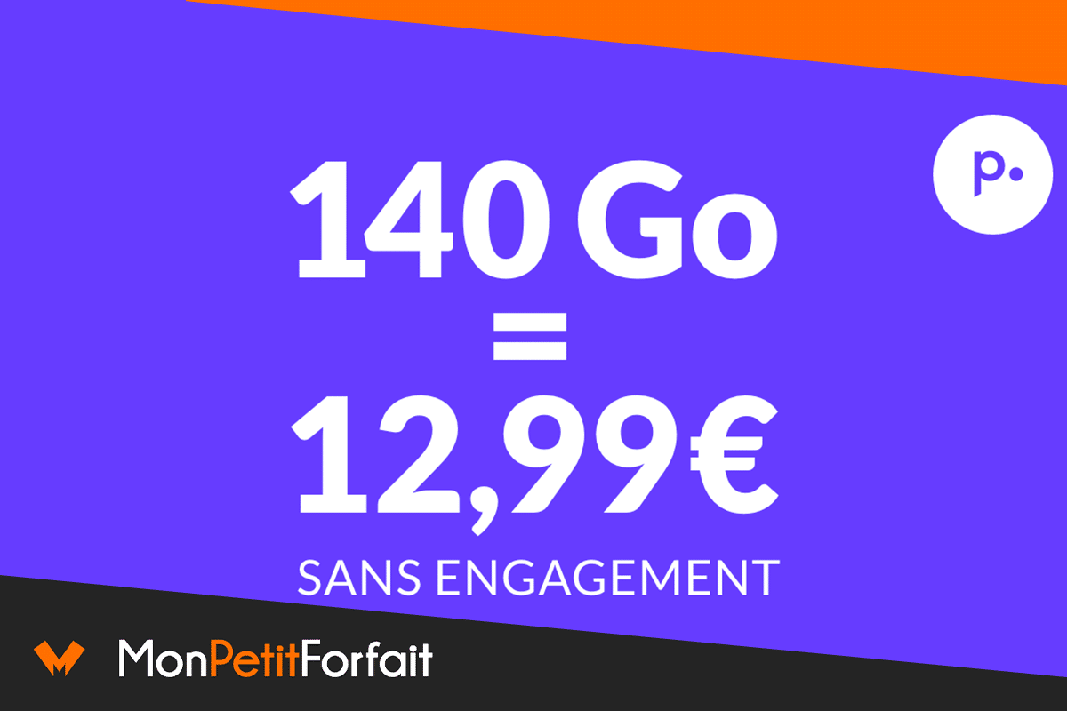 Le leader des forfaits pas chers et écolos ? Prixtel : 140 Go à 13€