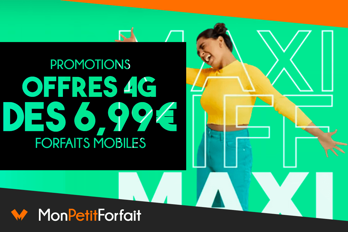 Forfaits en promo : le top 5 de la semaine, dès 6,99€/mois