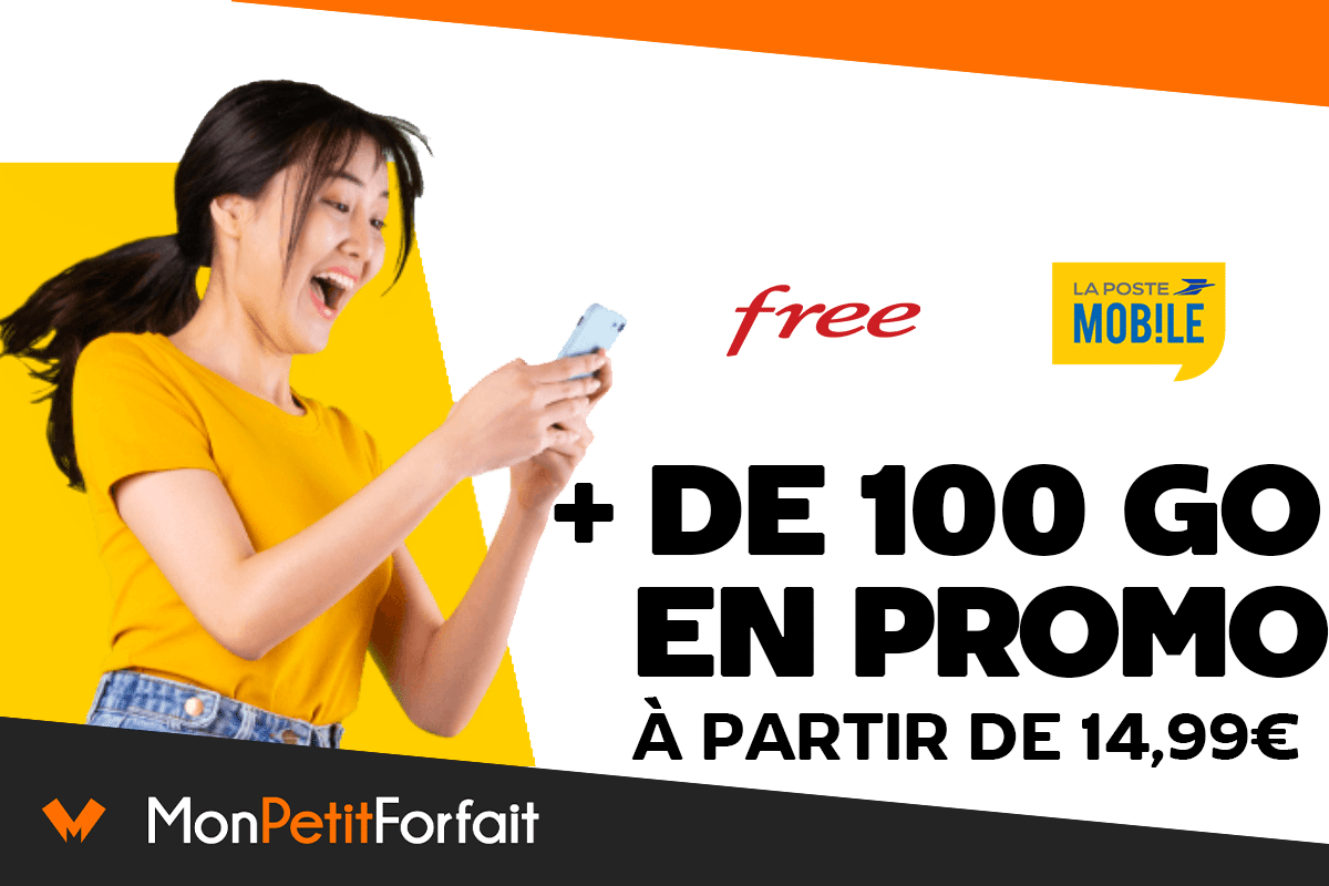Duel au sommet : forfait sans engagement Free ou La Poste à 15€