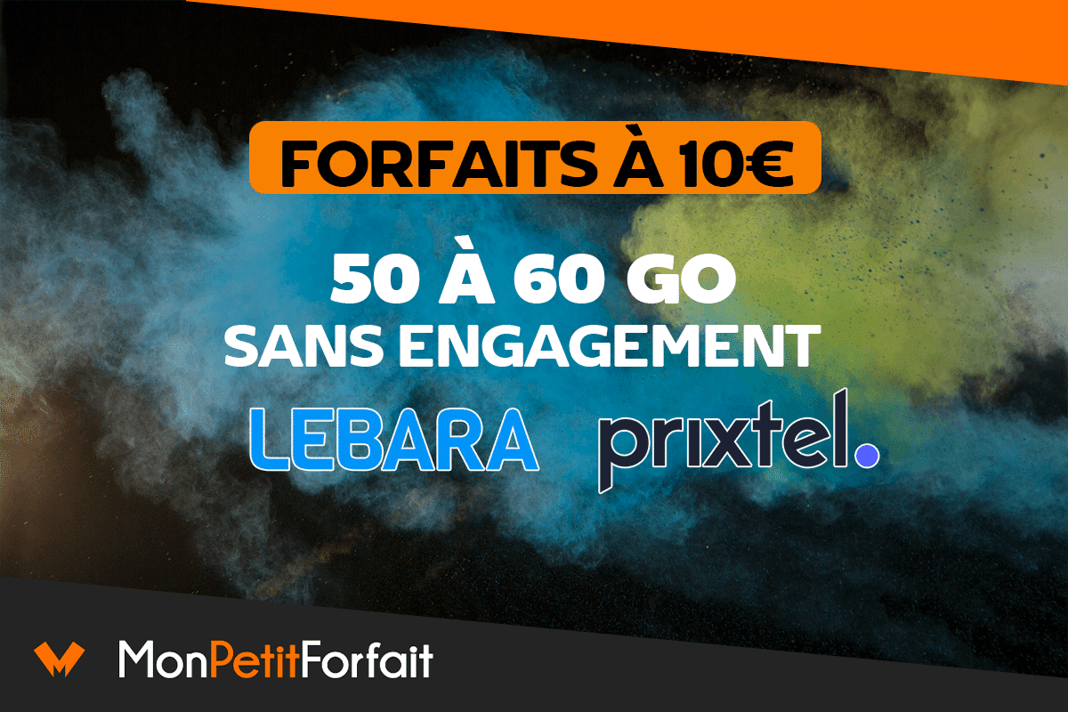 Lebara vs Prixtel : quel est le meilleur forfait mobile à 10€/mois