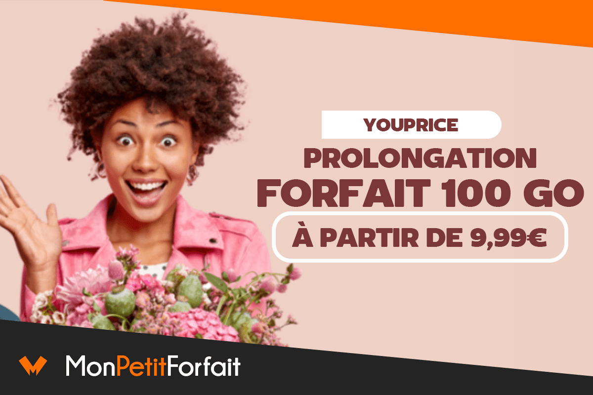 Forfait 100 Go : "Le Spring" de YouPrice dès 9,99€ est prolongé