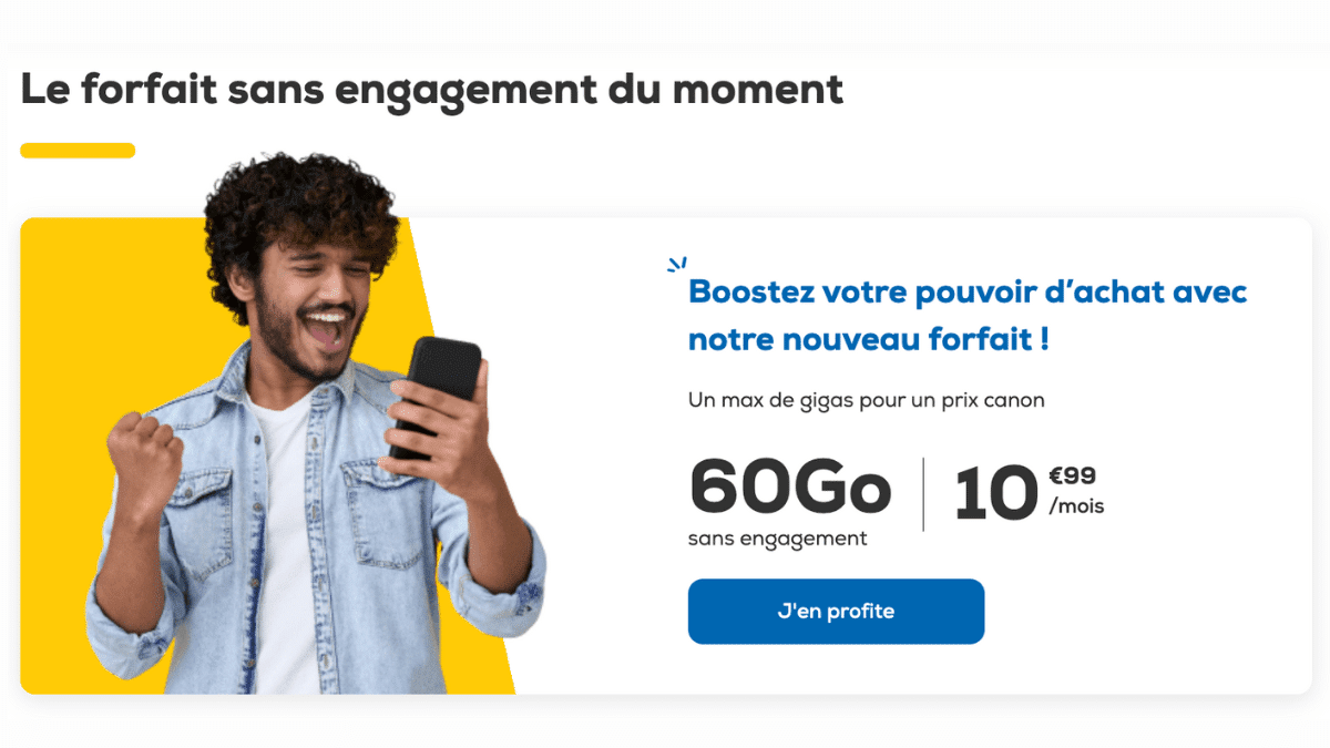 Forfait en promo : les offres de La Poste Mobile de 5 à 15€/mois